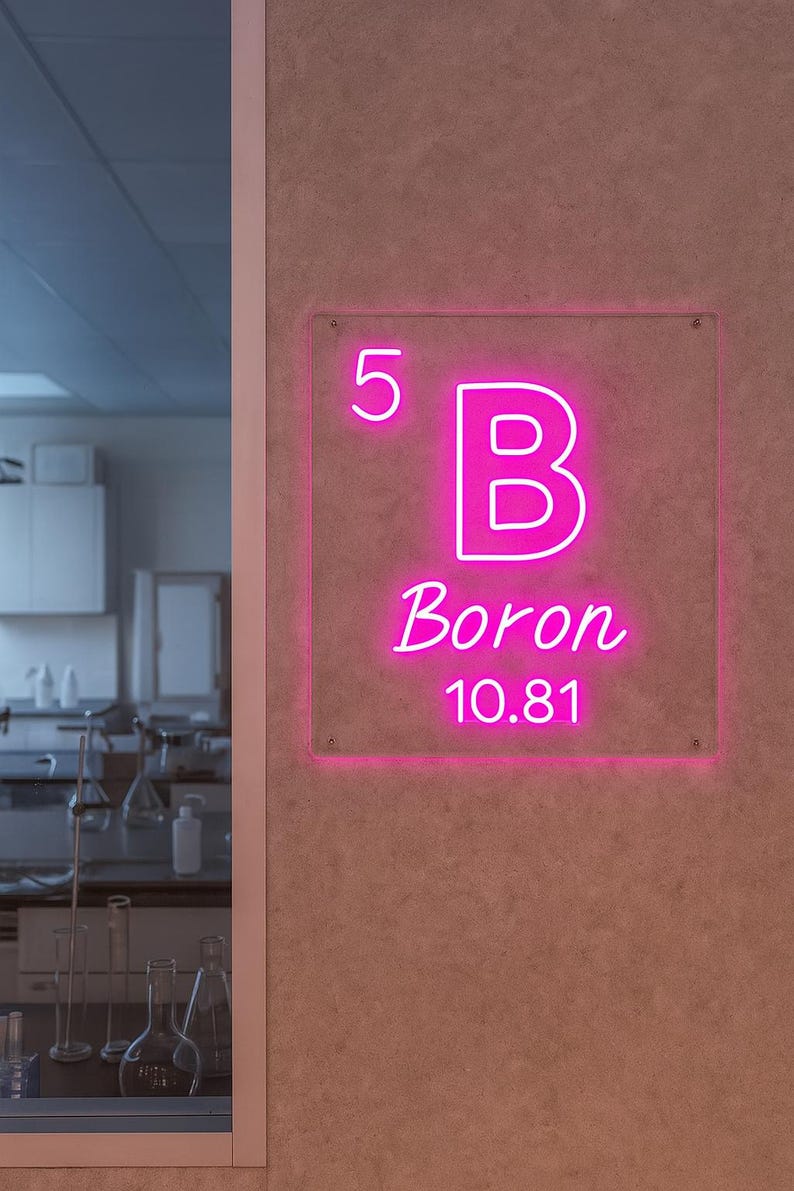 Periodic Table of Elements Neon Sign. Chemistry Led Sign. Gift Idea for ...