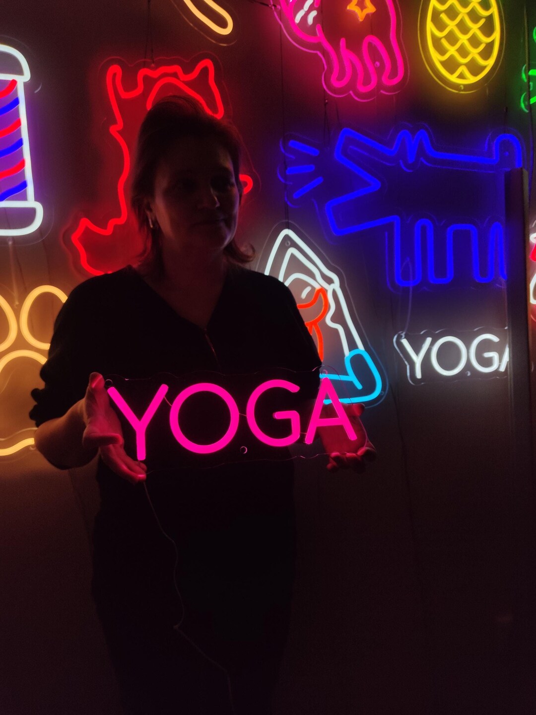 Yoga Neon Sign, Yoga Led Decor, Custom Meditation Neon Light Sign ...