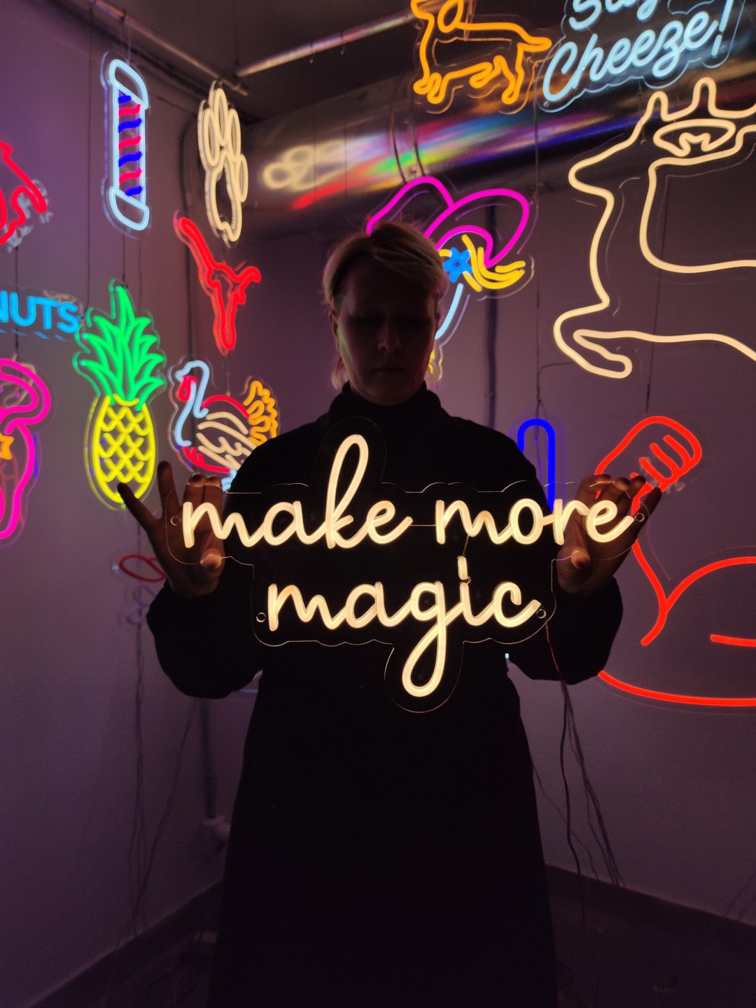Make More Magic Neon Sign, Magic Led Neon Light, Custom Magic Led Light ...