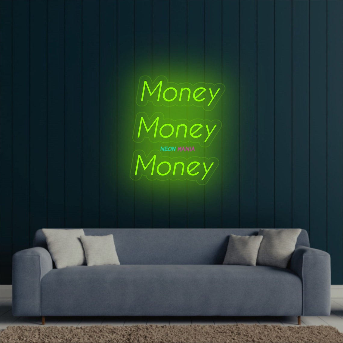 Money Money Money led neon sign money neon sign money led | Etsy