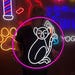 Lemur Led Neon Sign. Animal Neon Light. Custom Lemur Wall Decor - Etsy