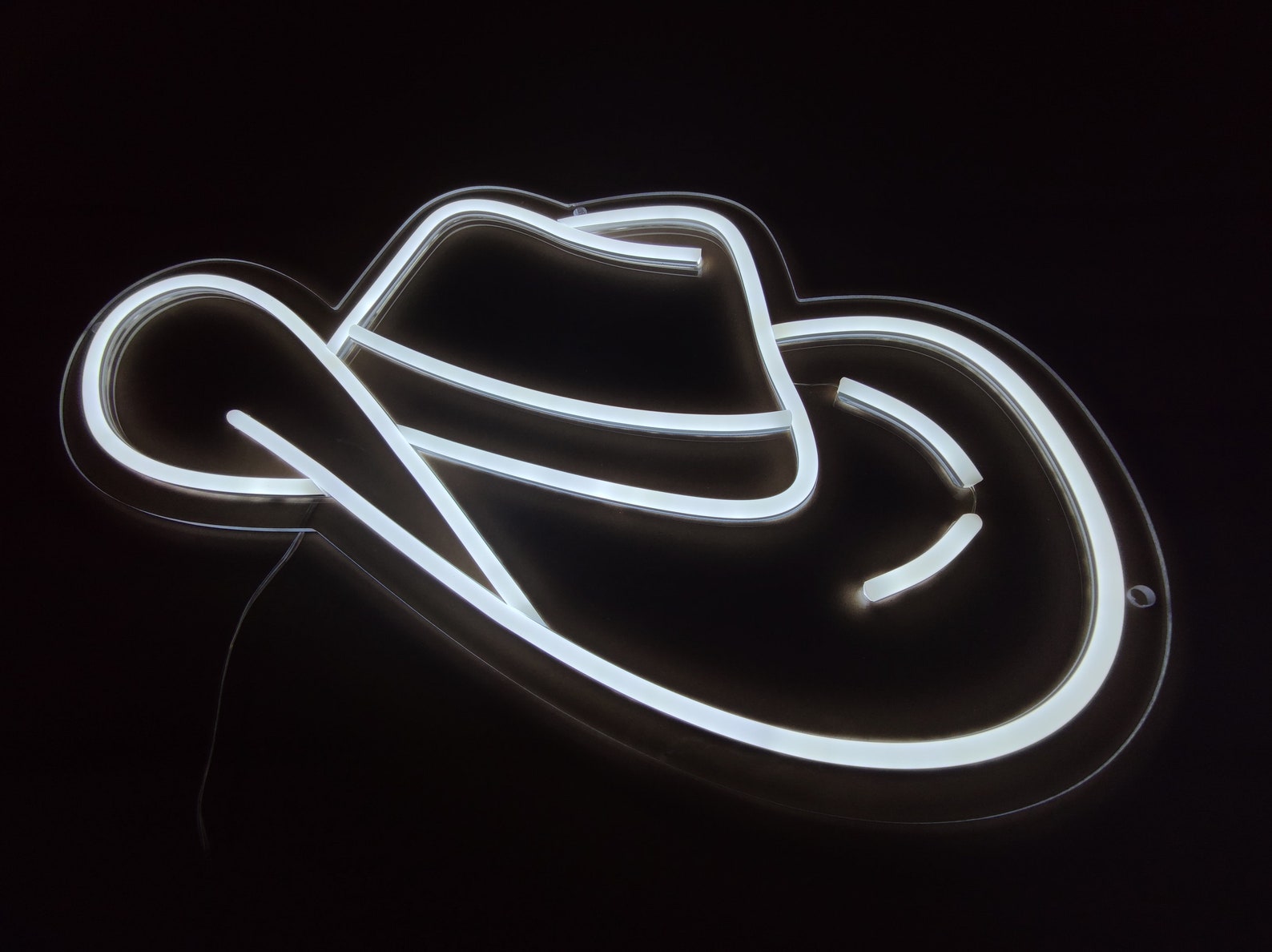 Cowboy Hat Neon Sign, Cowboy Led Sign, Hat Led Light, Western Decor ...