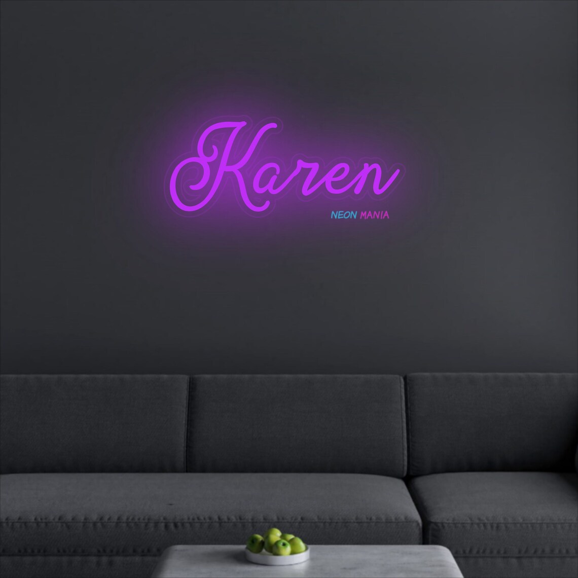 Karen Name Neon Sign Karen Led Neon Sign Custom Name Neon - Etsy