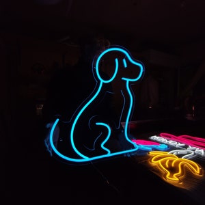 Dog Neon Sign, Animal Neon Light, Pet Led Light, Custom Dog Led Sign ...
