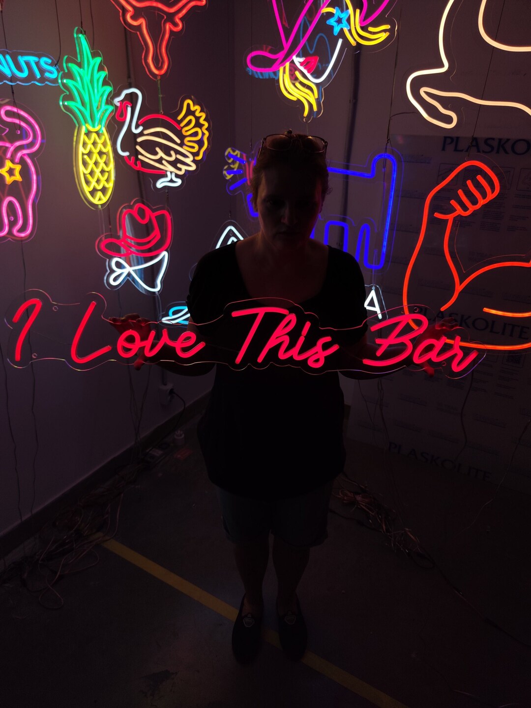 I Love This Bar Neon Sign: Light up Your Bar. Cafe Led Decor. - Etsy
