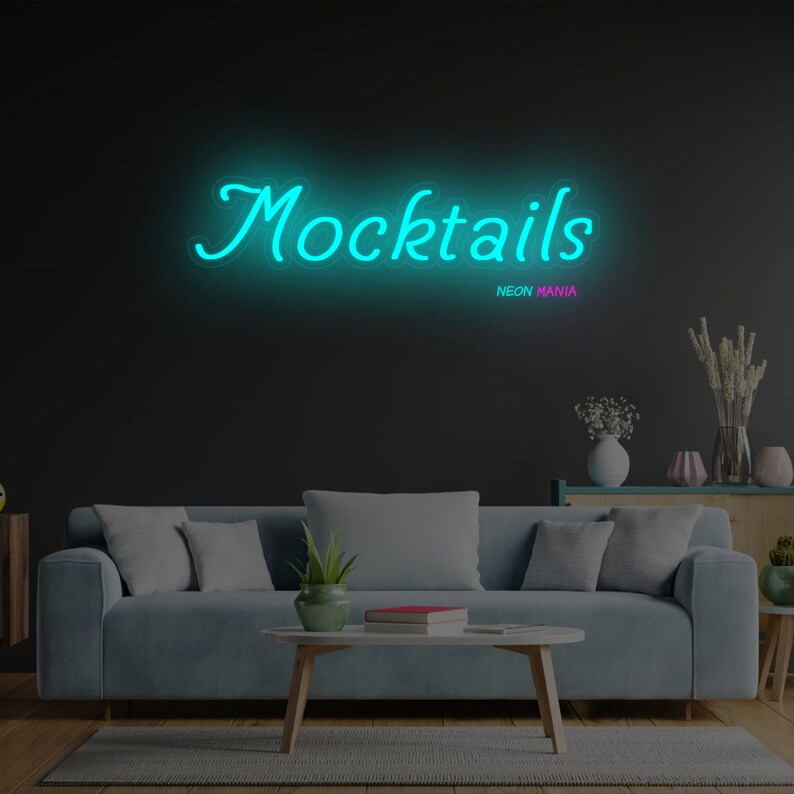 Mocktails Neon Sign: Light up Your Party! - Etsy