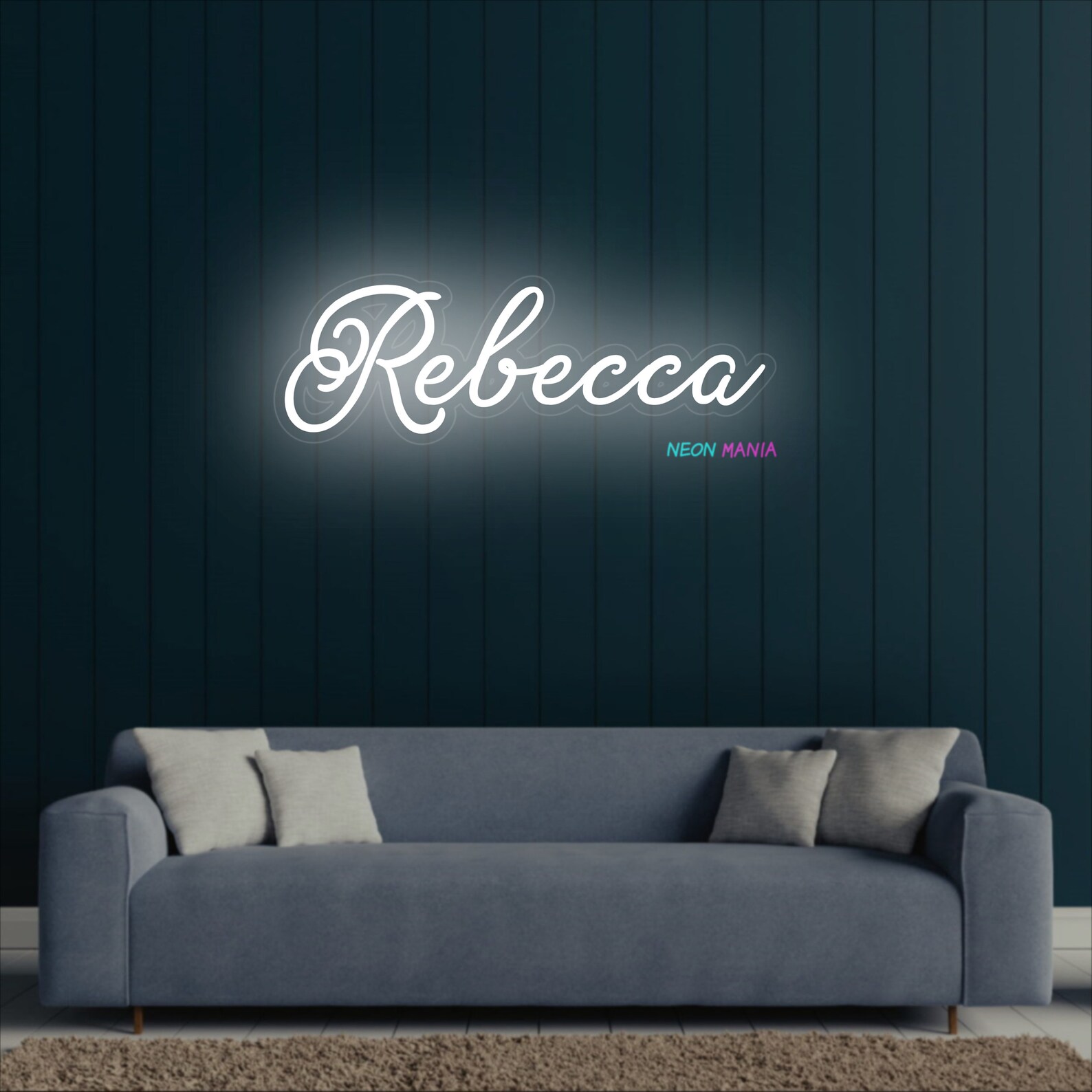 Rebecca Neon Sign Rebecca Led Neon Sign Custom Name Neon - Etsy