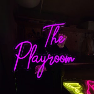 Playroom Neon Sign, Playroom Neon Lights, Custom Room Led Light Decor ...