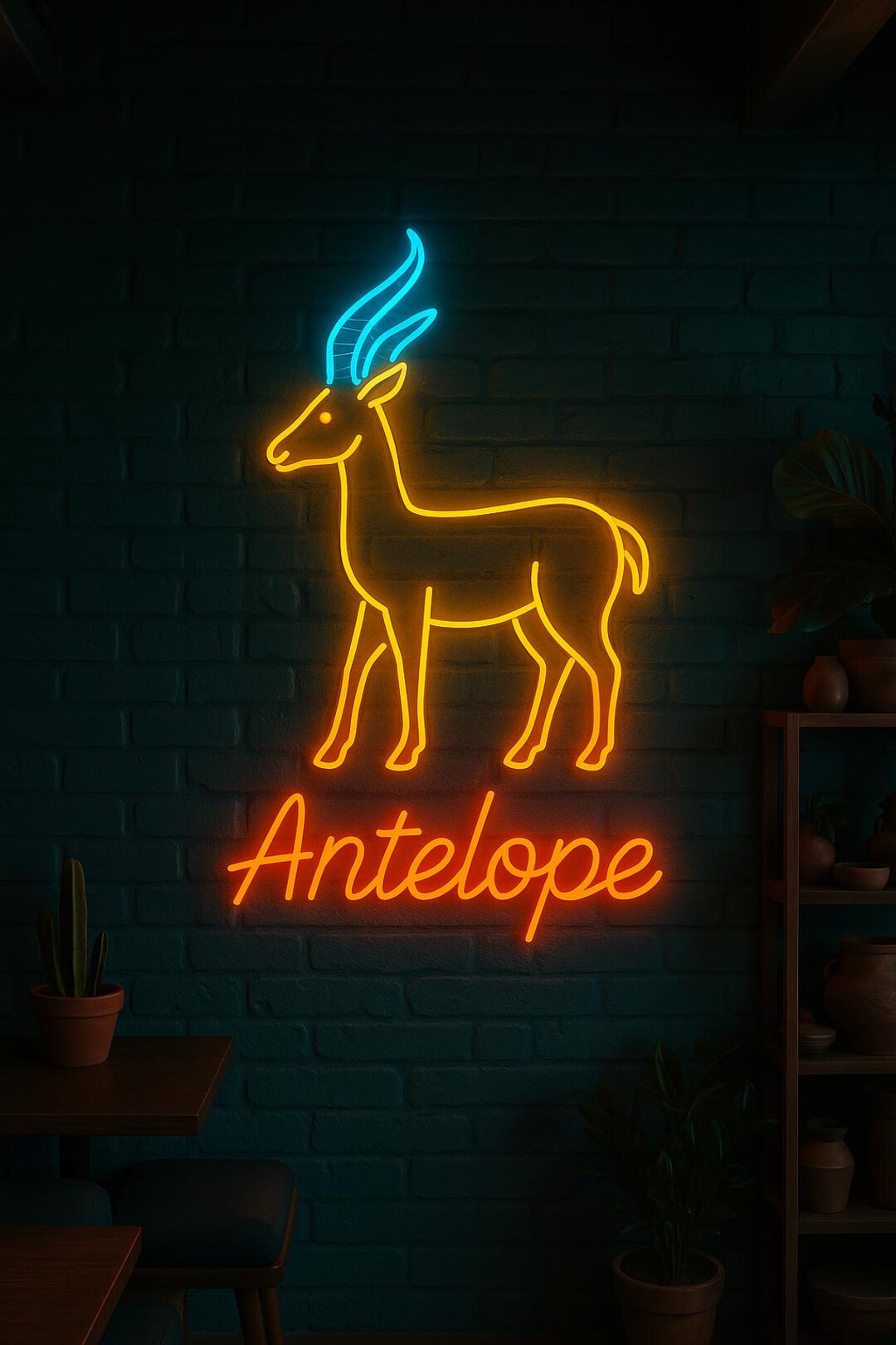 Custom Animal Neon Sign. Llama, Alpaca, Camel, Vicuña, Guanaco, Donkey ...