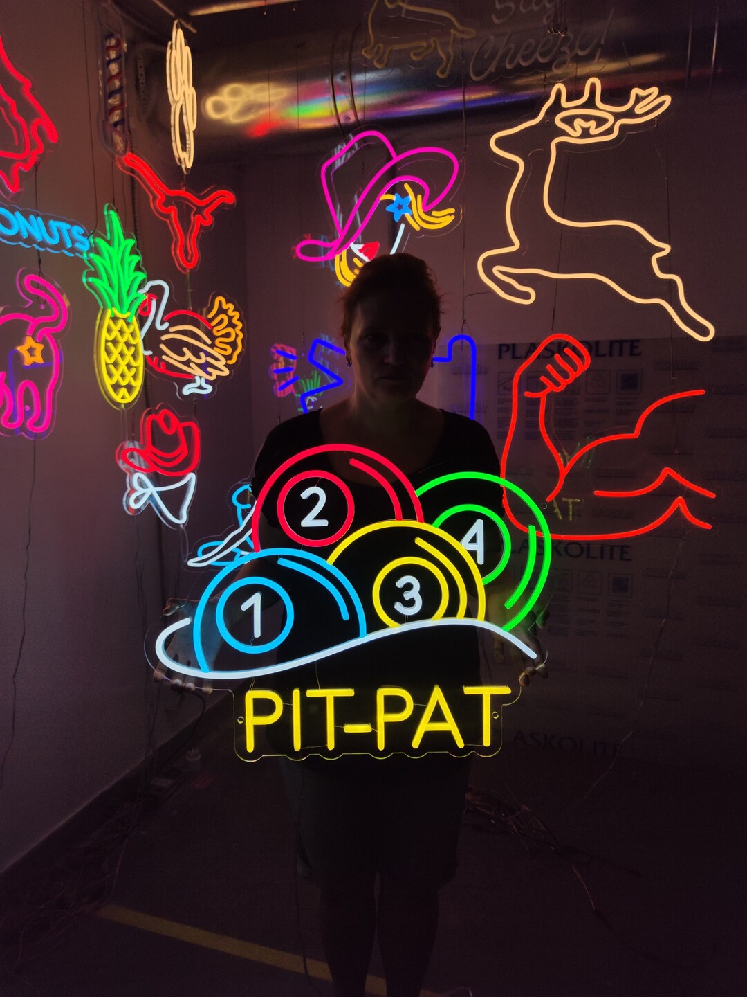 Pit-pat Neon Sign: Light up Your Table Golf. Custom Game Decor - Etsy