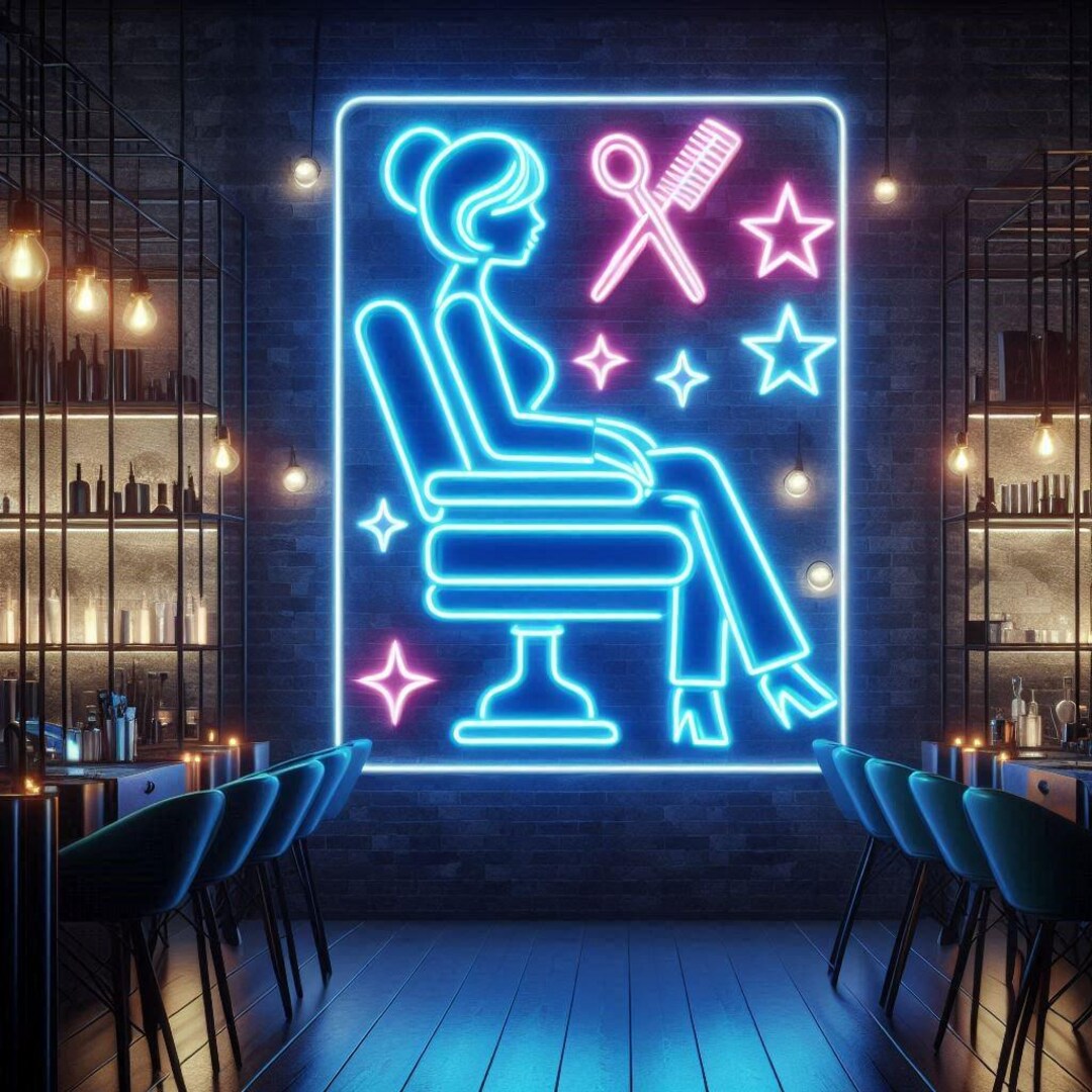Beauty Salon Led Neon Sign. Beauty Room Wall Decor. Cosmetology Led ...