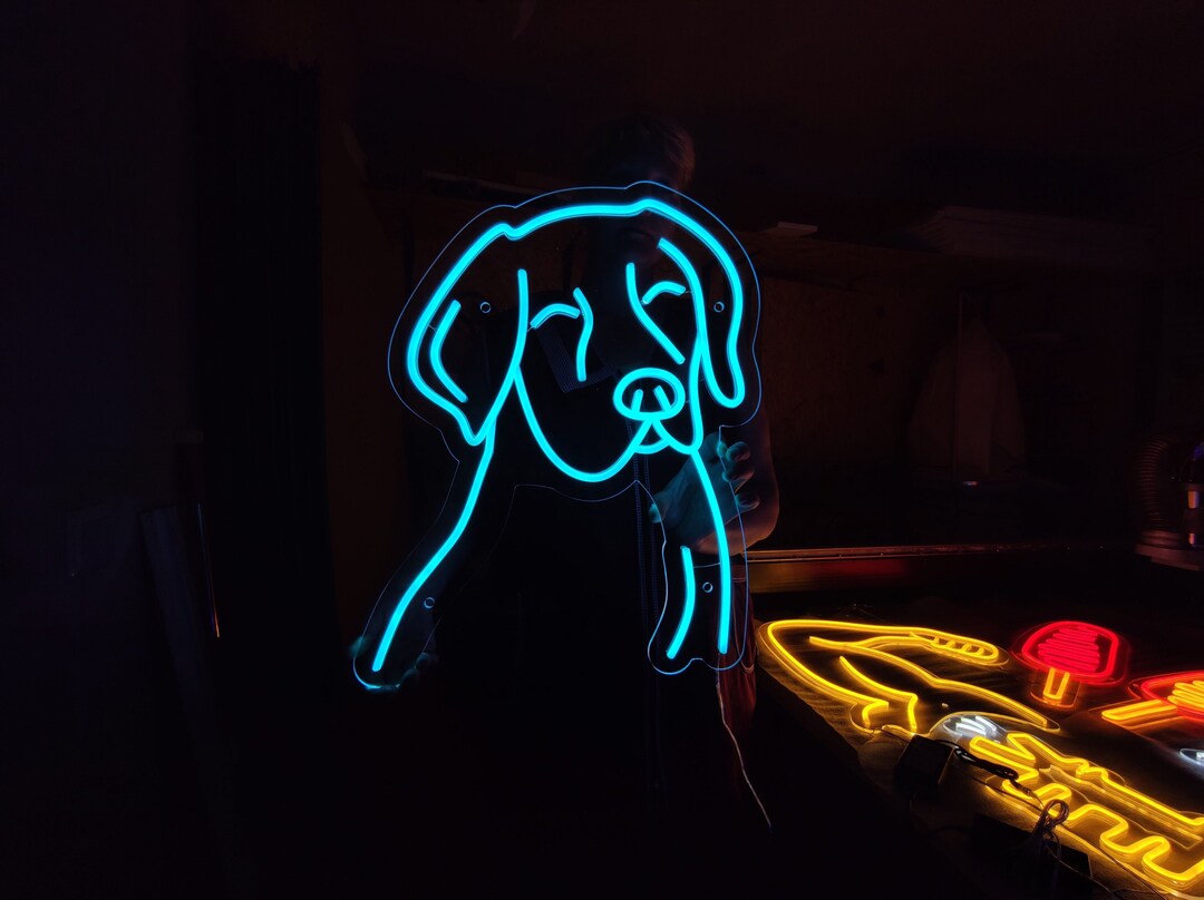 Labrador Neon Sign, Dog Led Sign, Pet Shop Decor Led Light, Custom Gift ...