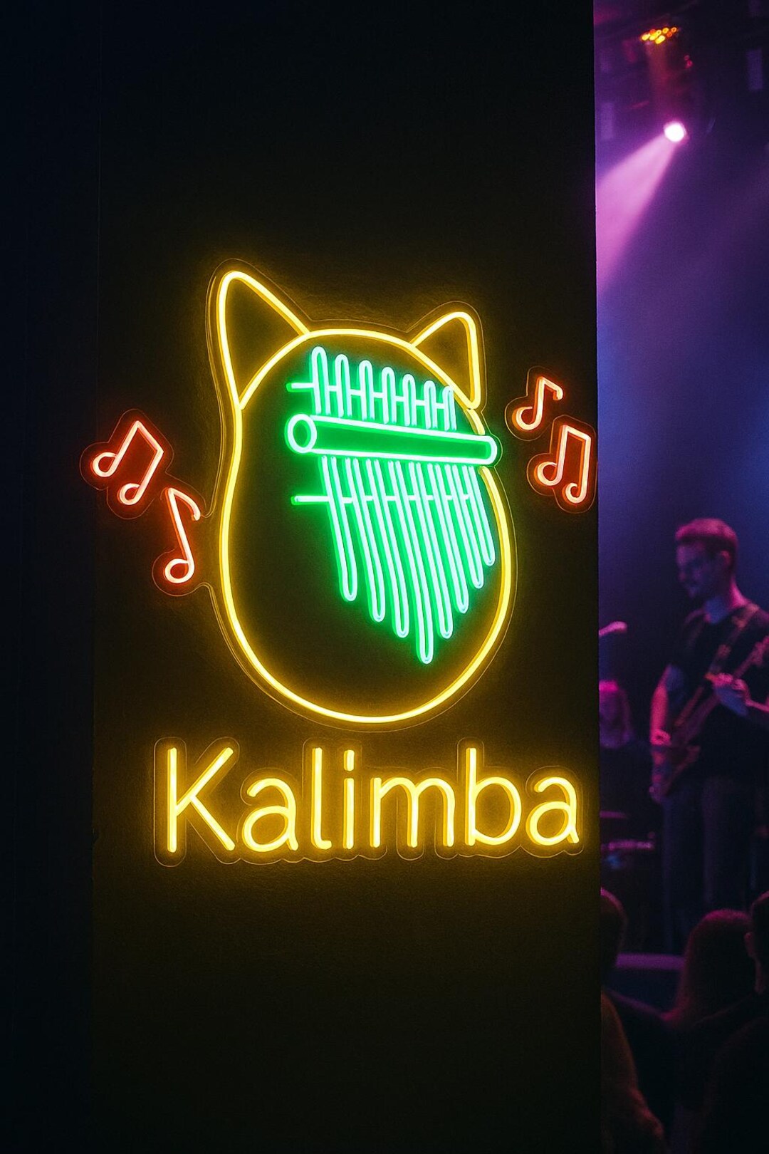 Musical Instruments Neon Sign. Recording Studio Led Sign. Musician Gift ...
