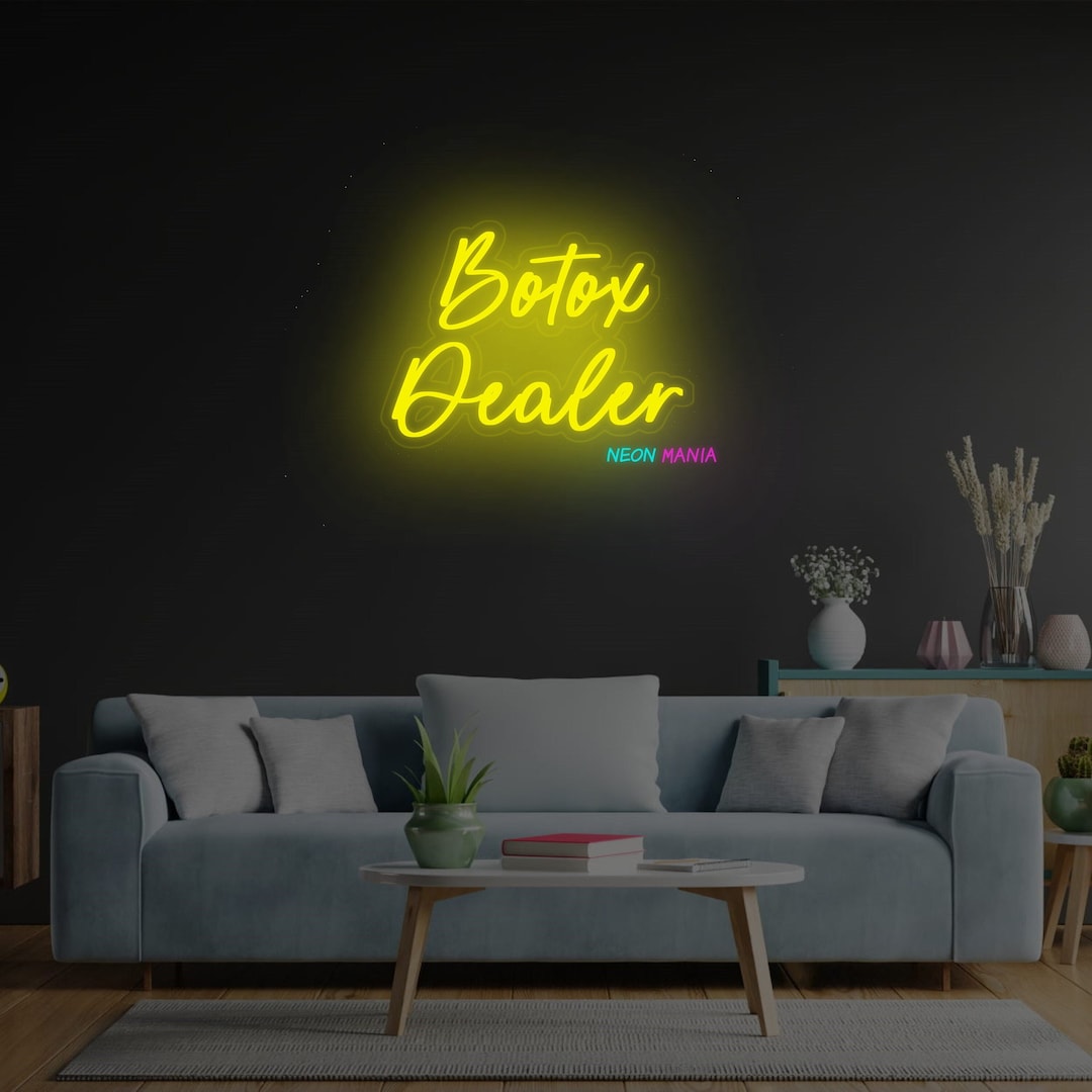 Botox Dealer Neon Sign, Nurse Injector Sign, Beauty Salon Sign ...