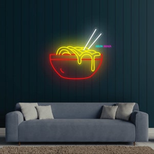 Noodles Neon Sign, Chinese Food Led Light, Egg Noodles Led Neon, Noodle ...
