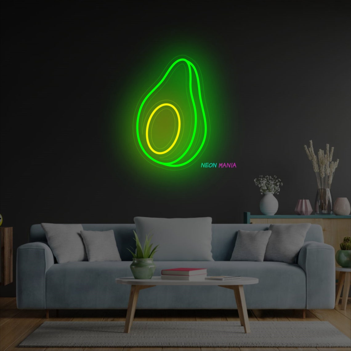 Avocado Neon Sign Avocado Led Neon Light for Kitchen Cafe - Etsy