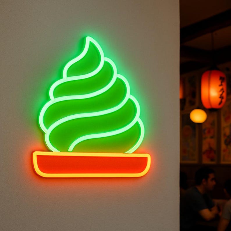 Wasabi Neon Sign. Sushi Bars Light. Restaurant Led Sign. Gift Idea for ...