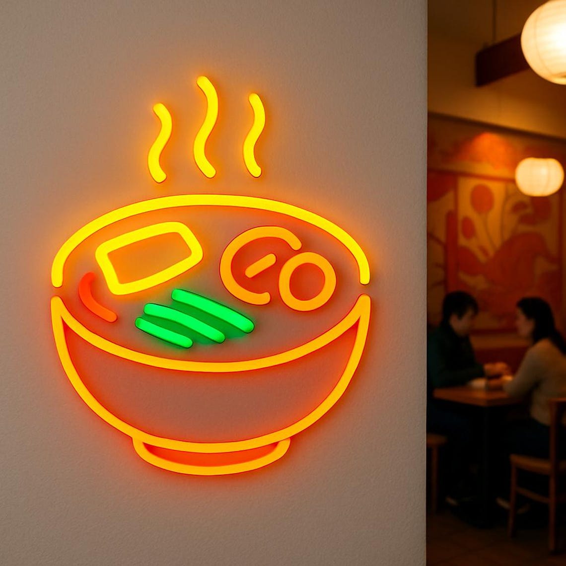 Kimchi Jjigae Neon Sign. Light Restaurant. Culinary Led Sign. Gift Idea ...