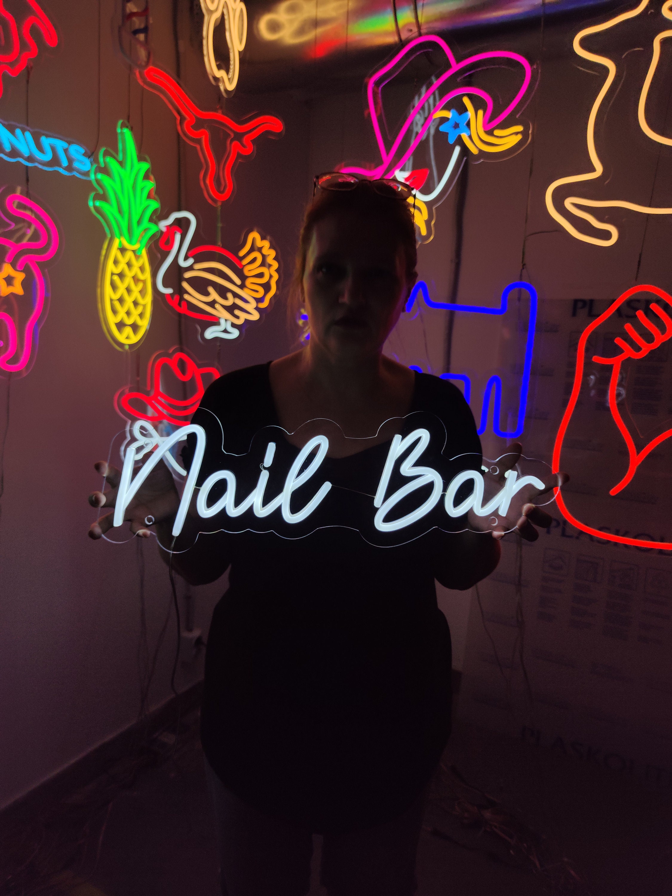 Nail Bar Neon Sign, Nail Salon Led Neon, Beauty Salon Led Lights, Nail ...