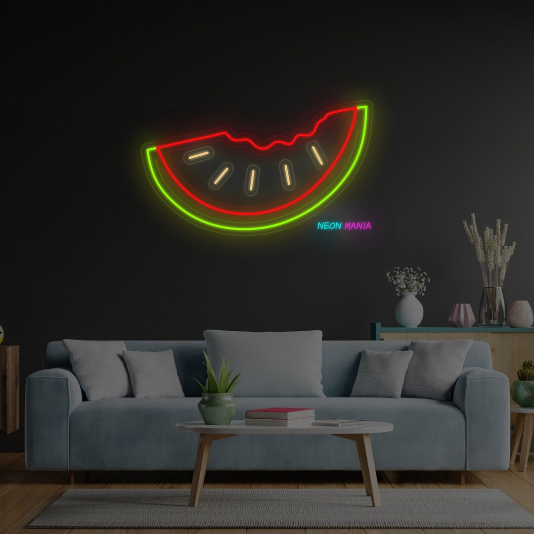 Watermelon Neon Sign: Light up Summer Fun - Etsy