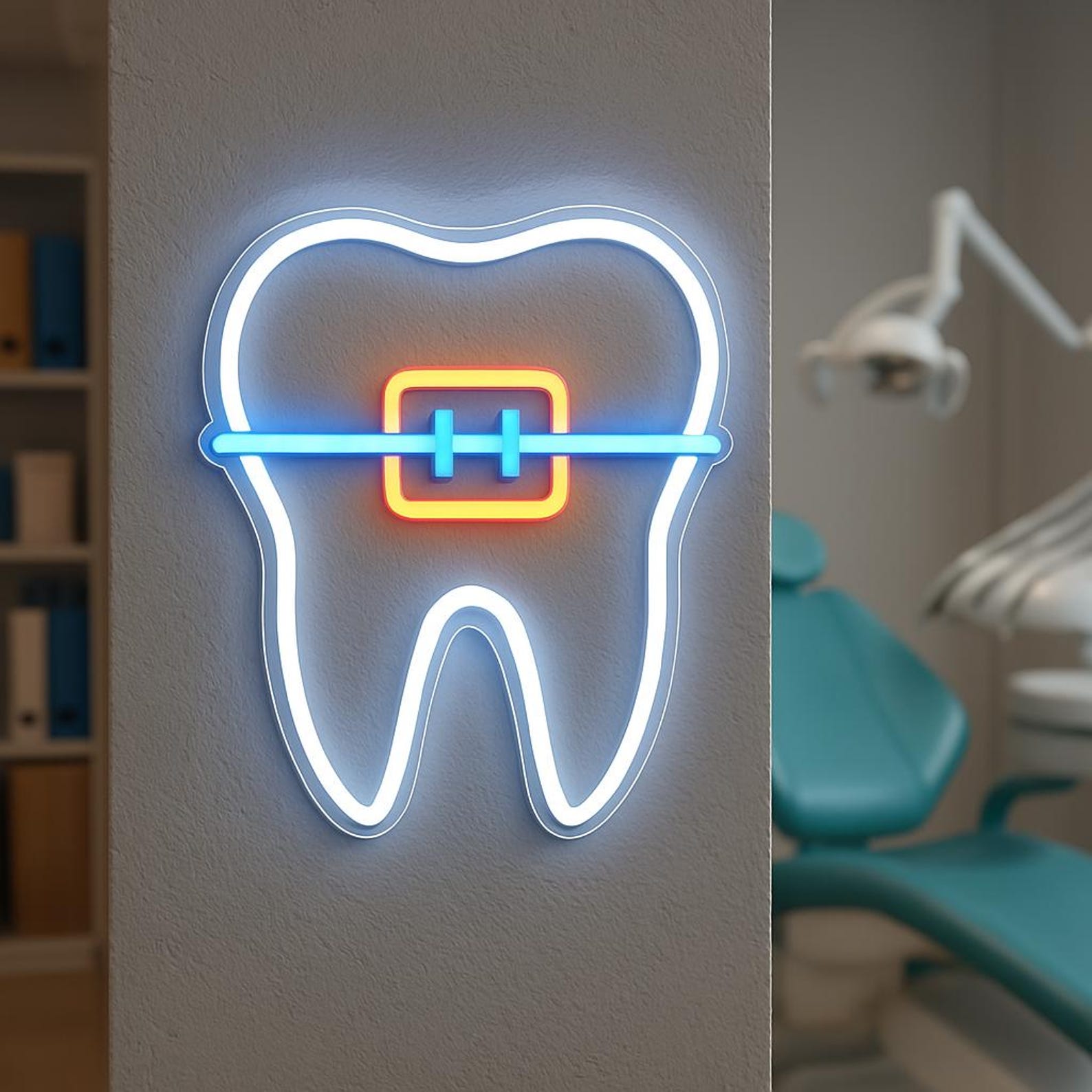Neon Dentistry Sign. Toothbrush, Toothbrush Paste, Keep Smiling, Clinic ...