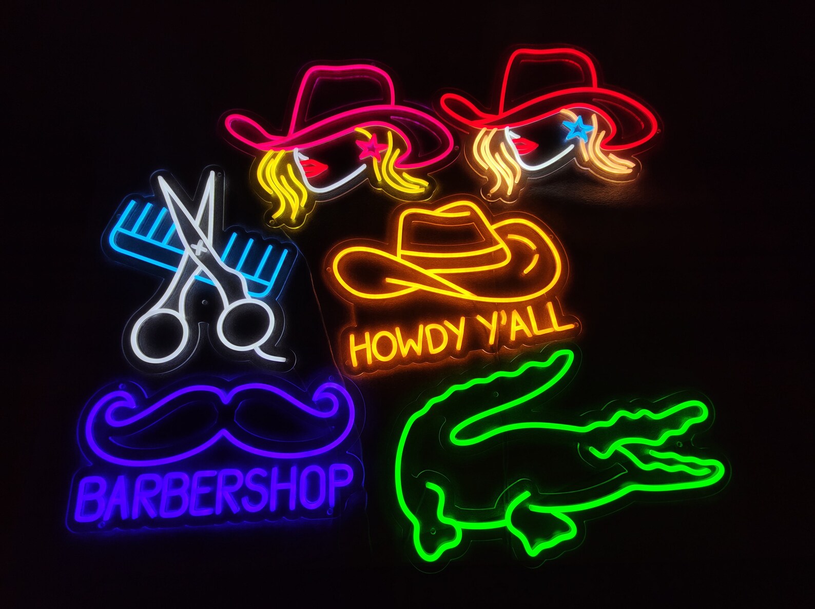 Cowgirl Neon Sign Girl in a Cowboy Hat Led Neon Light Woman - Etsy