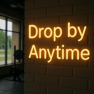 Walk-ins Welcome Neon Sign. Open for Walk-ins, Come on In, No ...