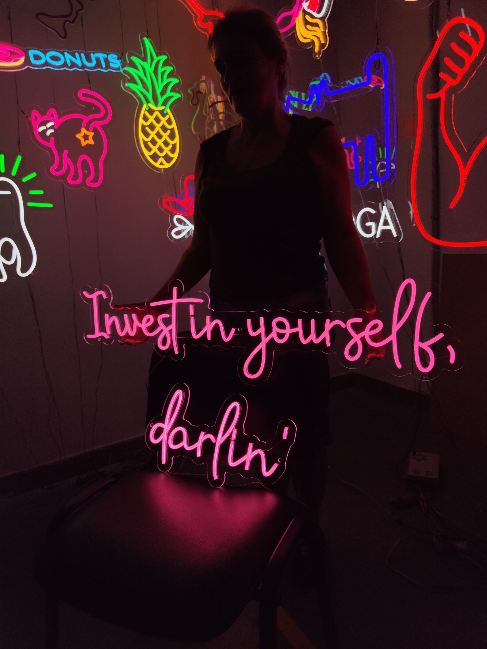 Invest in Yourself Darling Neon Sign: Light up Your Beauty Salon, Spa ...