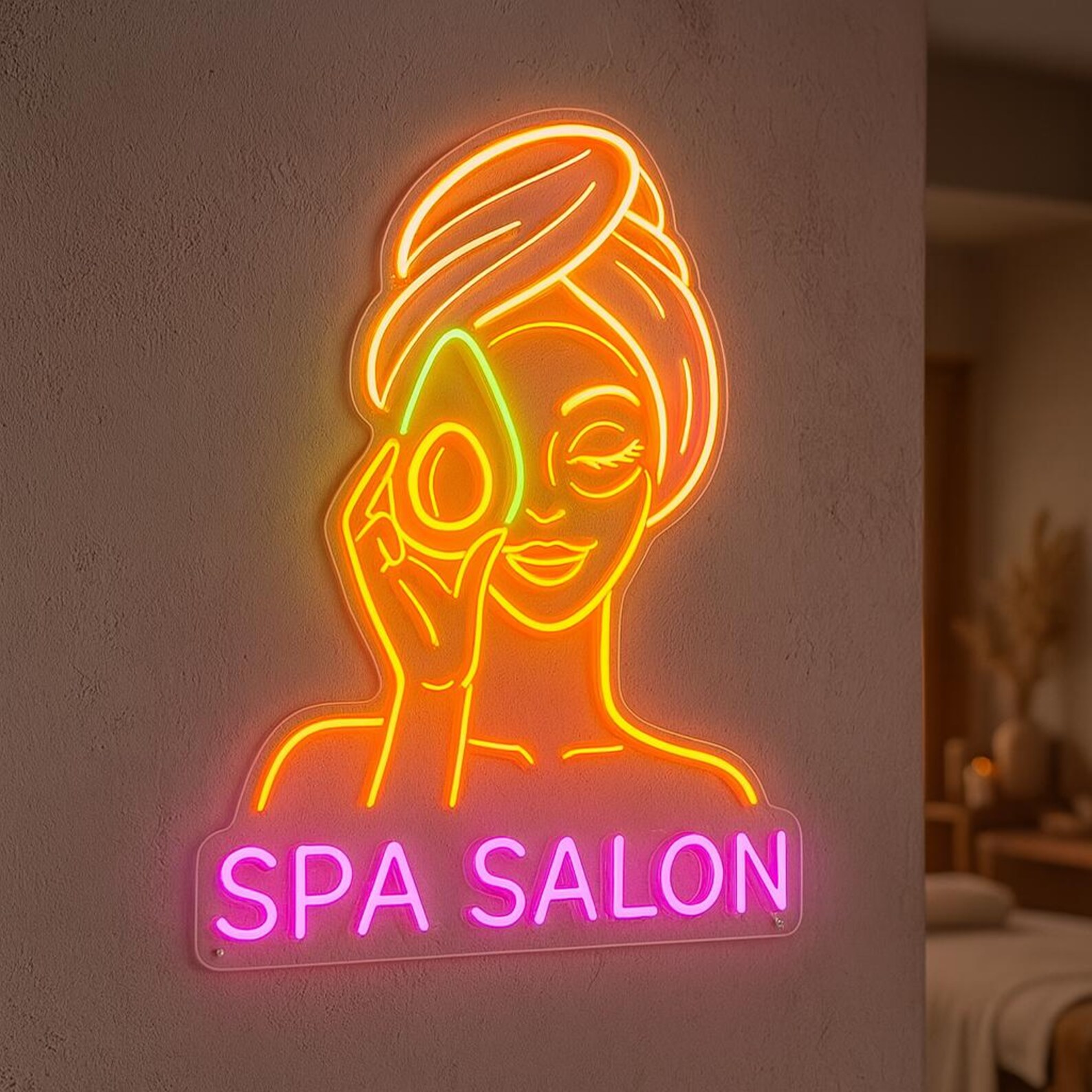Beauty and Personal Care Neon Sign. Beauty Salon Led Sign. Hair Salon ...