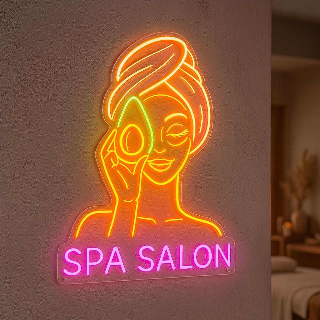 Beauty and Personal Care Neon Sign. Beauty Salon Led Sign. Hair Salon ...