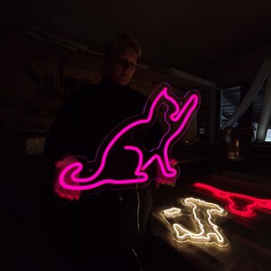 Cat Neon Sign, Pet Neon Light, Animal Led Light, Custom Cat Led Sign ...