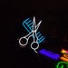 Scissors Neon Sign, Comb Led Sign, Barbershop Neon Light, Hairdressing ...