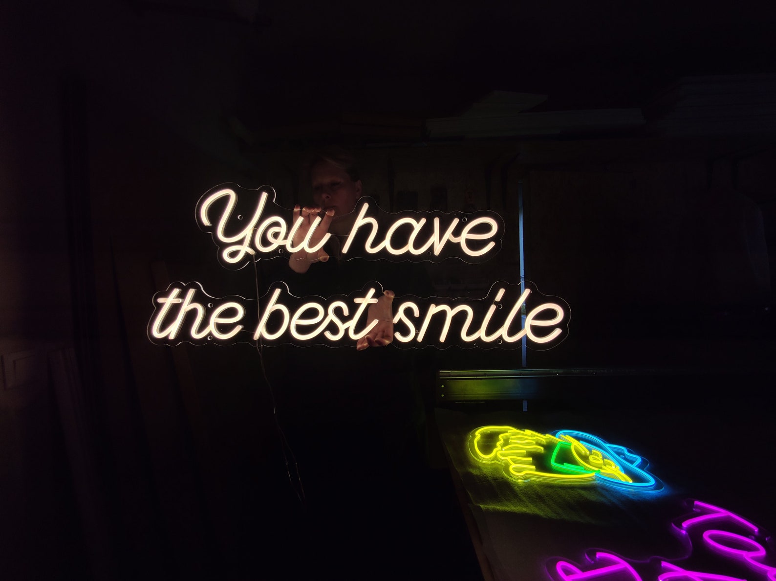 You Have the Best Smile Neon Sign, Smile Led Light, Dentist Neon Light ...