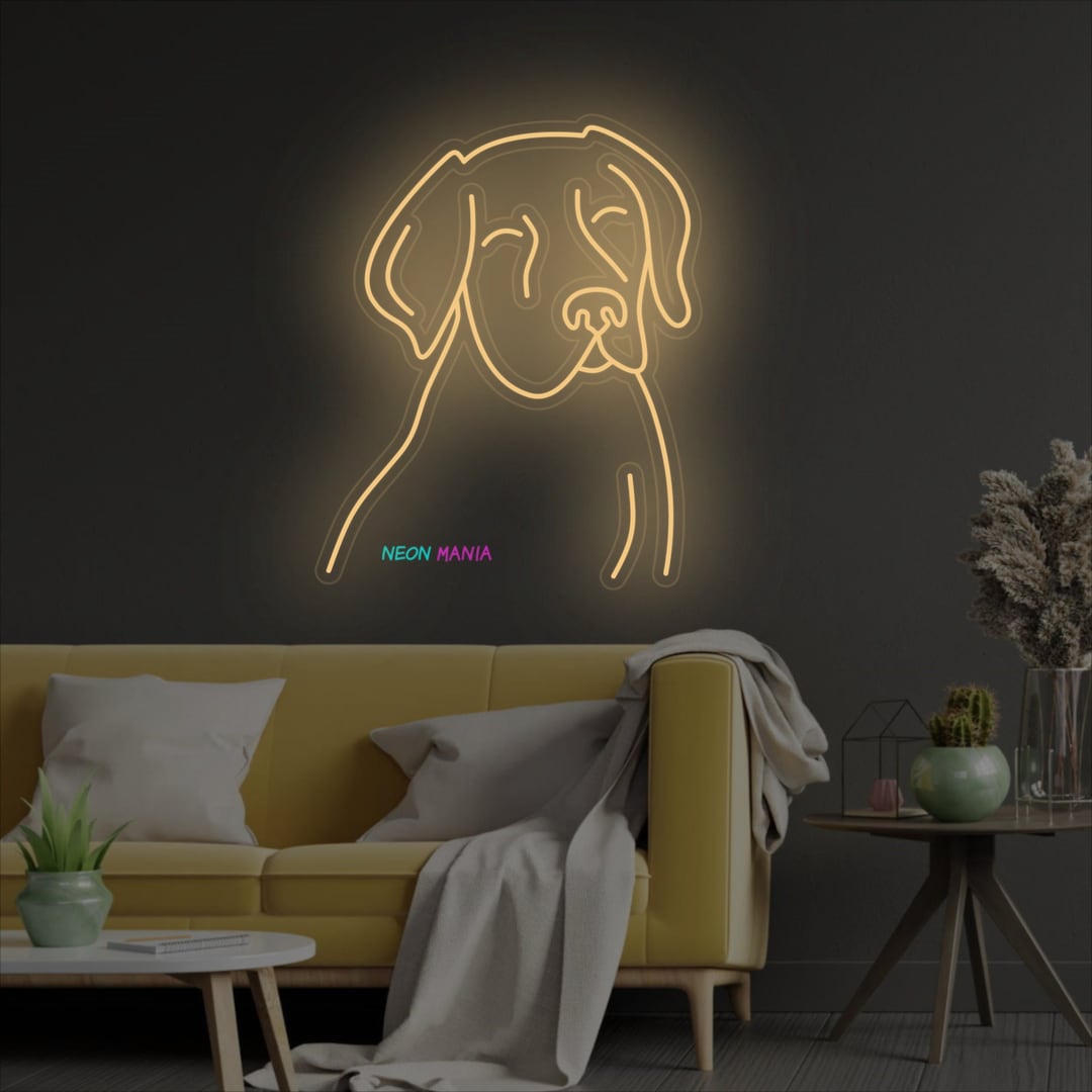 Labrador Neon Sign, Dog Led Sign, Pet Shop Decor Led Light, Custom Gift ...