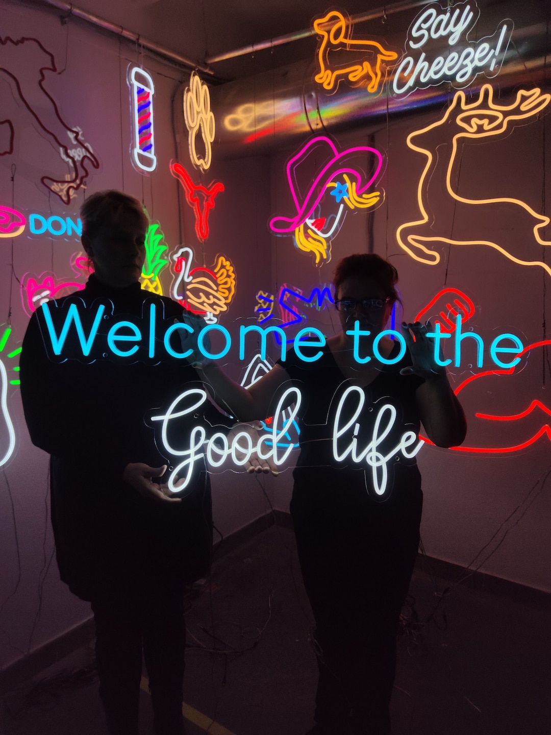 Welcome to the Good Life Neon Sign, Welcome Led Neon Light, Good Life ...