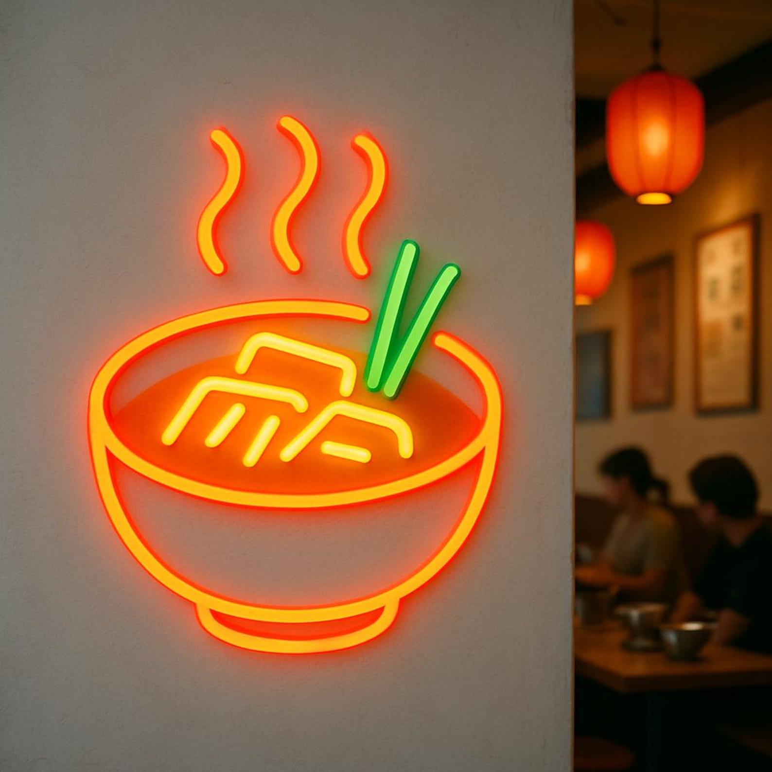 Kimchi Jjigae Neon Sign. Light Restaurant. Culinary Led Sign. Gift Idea ...