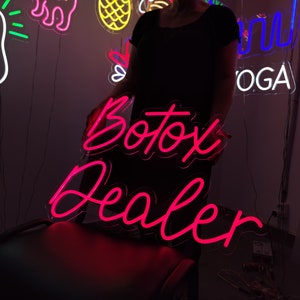 Botox Dealer Neon Sign, Nurse Injector Sign, Beauty Salon Sign ...