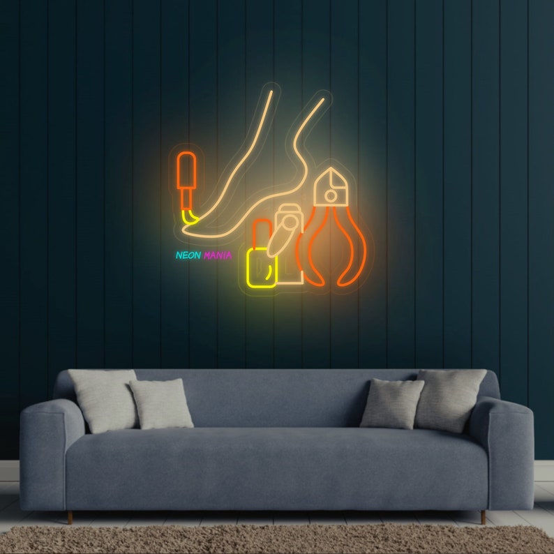 Pedicure Neon Sign Pedicure Salon Decor Led Neon Pedicure - Etsy