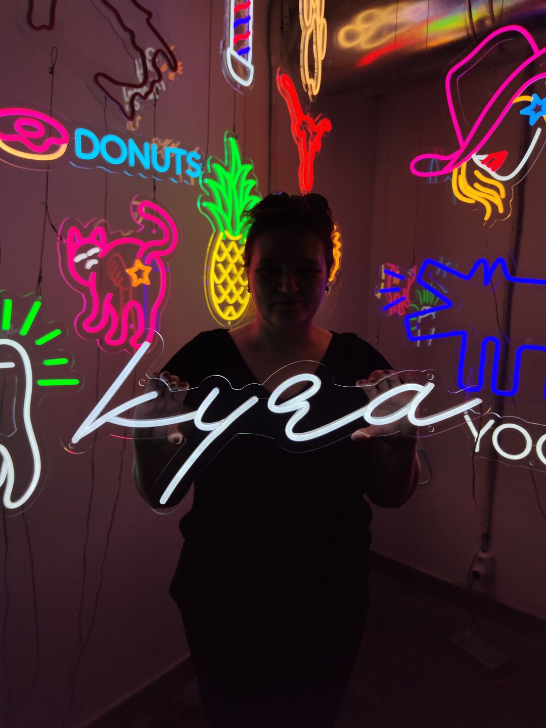 Kyra Name Neon Sign, Kyra Led Neon Sign, Custom Name Neon Sign, Kids ...