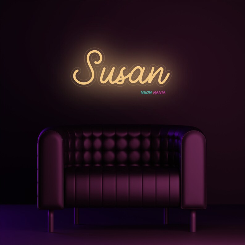 Susan Name Neon Sign Susan Led Neon Sign Custom Name Neon - Etsy Hong Kong