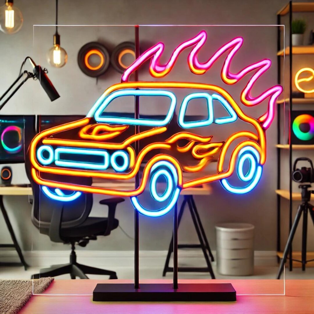 Car Repair Studio Neon Sign. Car Wash Light Sign. Car Detailing, Garage ...