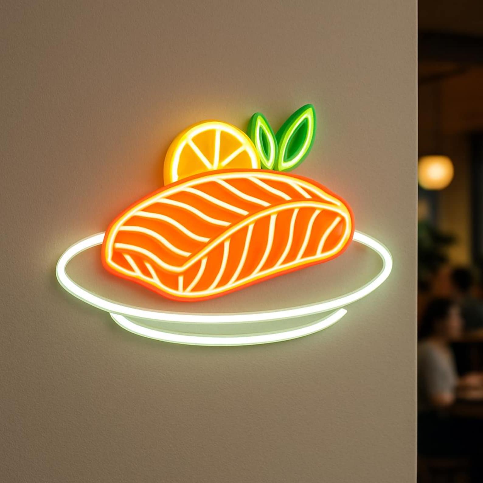 Seafood Restaurants Neon Sign. Cooking Light. Food Led Sign. Gift Idea ...