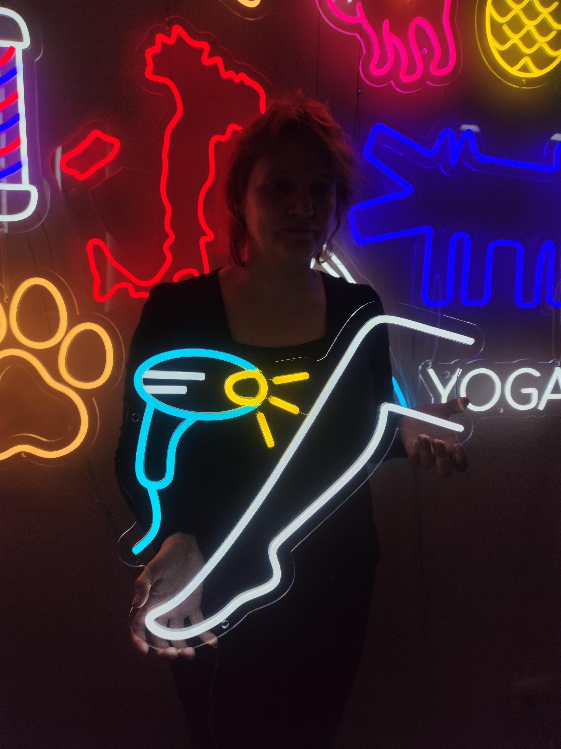Lazer Hair Removal Neon Sign, Beauty Salon Decor Led Neon, Body Laser ...