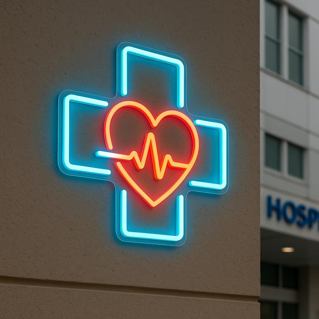 Cardiology Neon Sign. Hospital Led Sign. Cardiologist Office Light ...