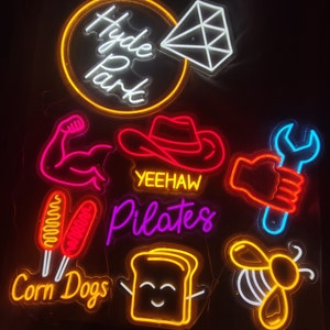 Toast Neon Sign, Bread Led Light Sign, Led Dining Room Decor, Bakery ...