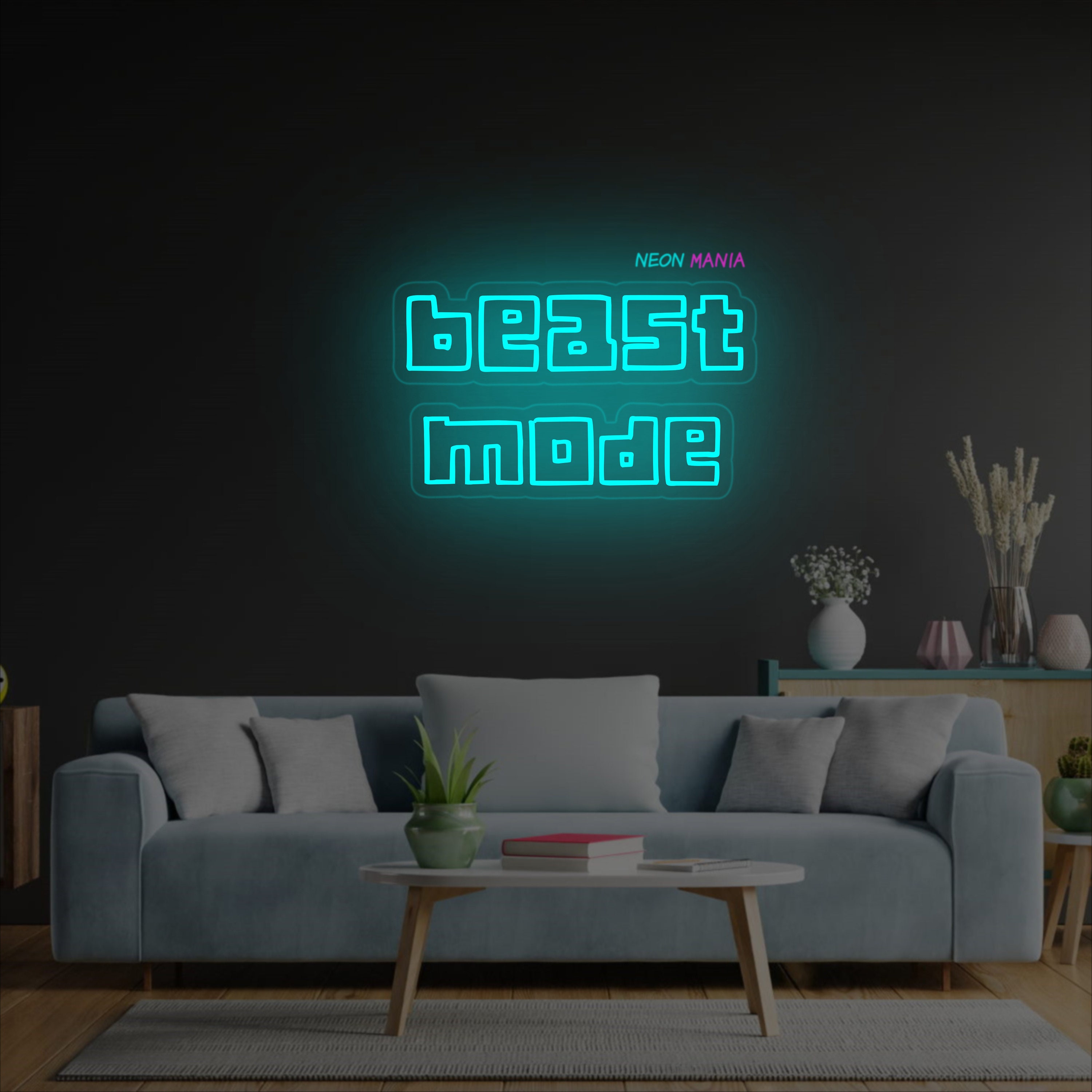 Beast mode neon sign beast mode neon led light sign Custom | Etsy