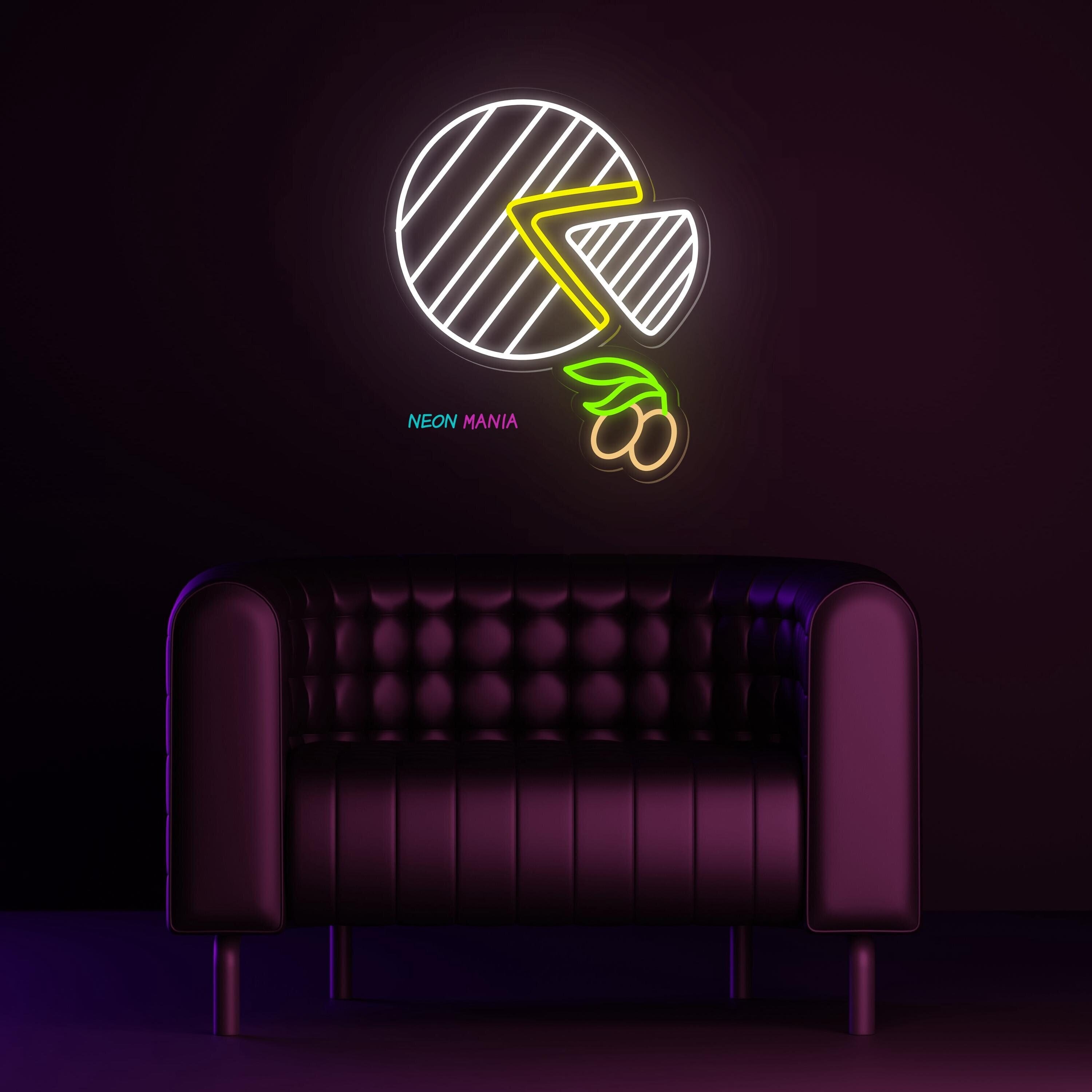 Camembert Cheese Neon Sign: Light up Your Cheese Shop. Cheese Light ...