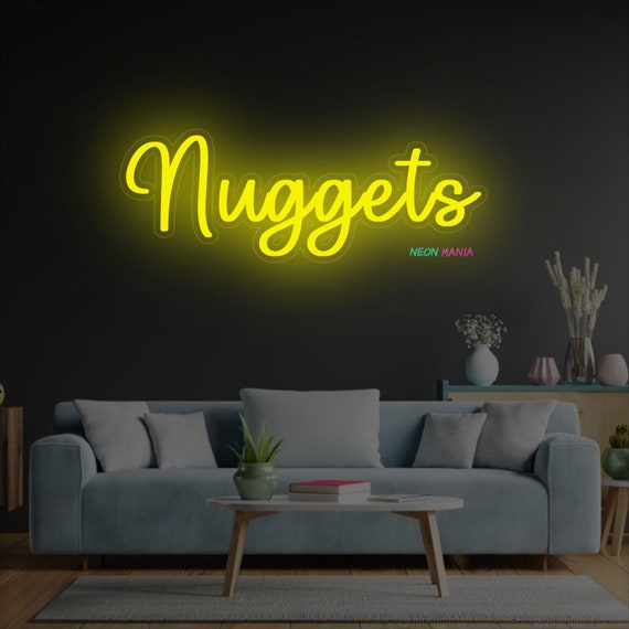 Nuggets Neon Sign Chicken Wings Led Sign Chicken Nuggets Led - Etsy