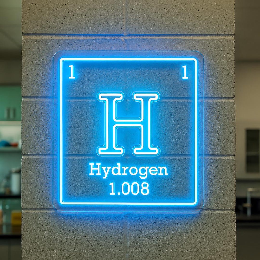 Periodic Table of Elements Neon Sign. Chemistry Led Sign. Gift Idea for ...
