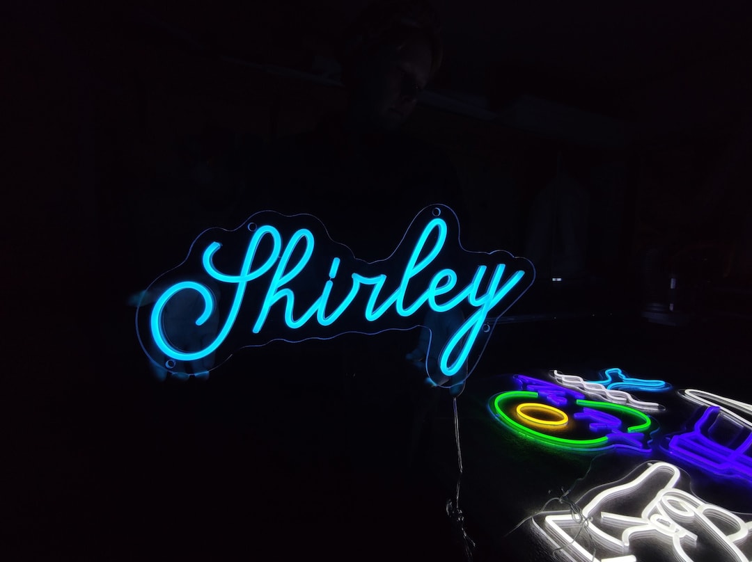 Shirley Name Neon Sign, Shirley Led Neon Sign, Custom Name Neon Sign ...